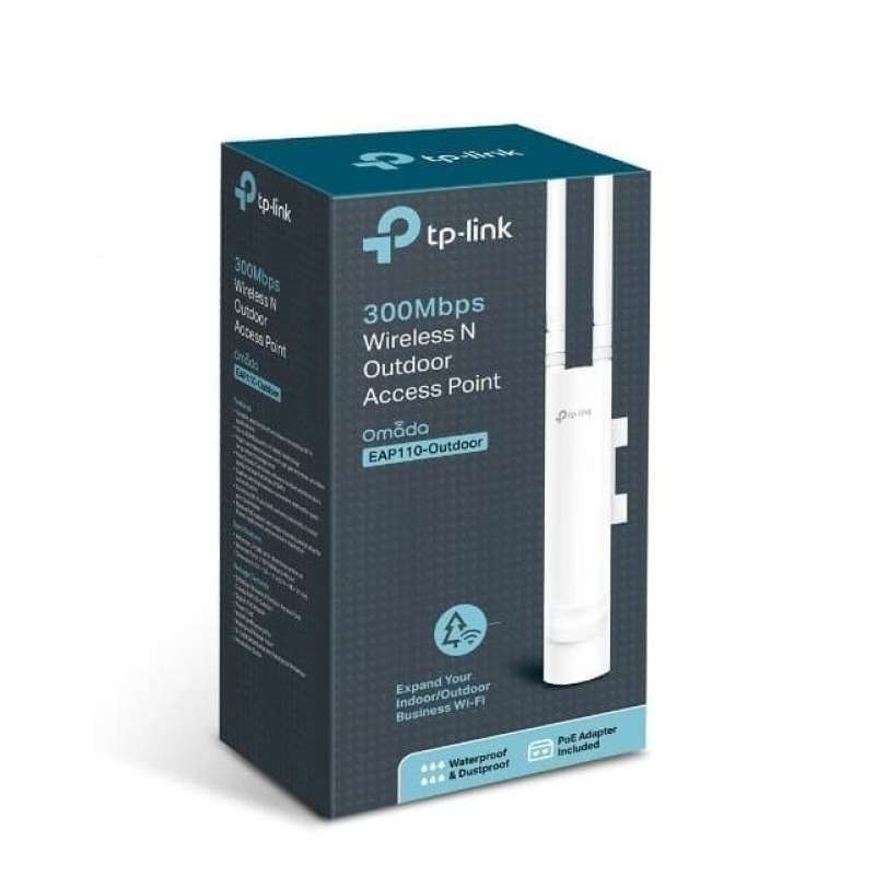 Promo Tplink EAP110 TL-EAP-110 Outdoor 300Mbps Wireless Outdoor Access ...
