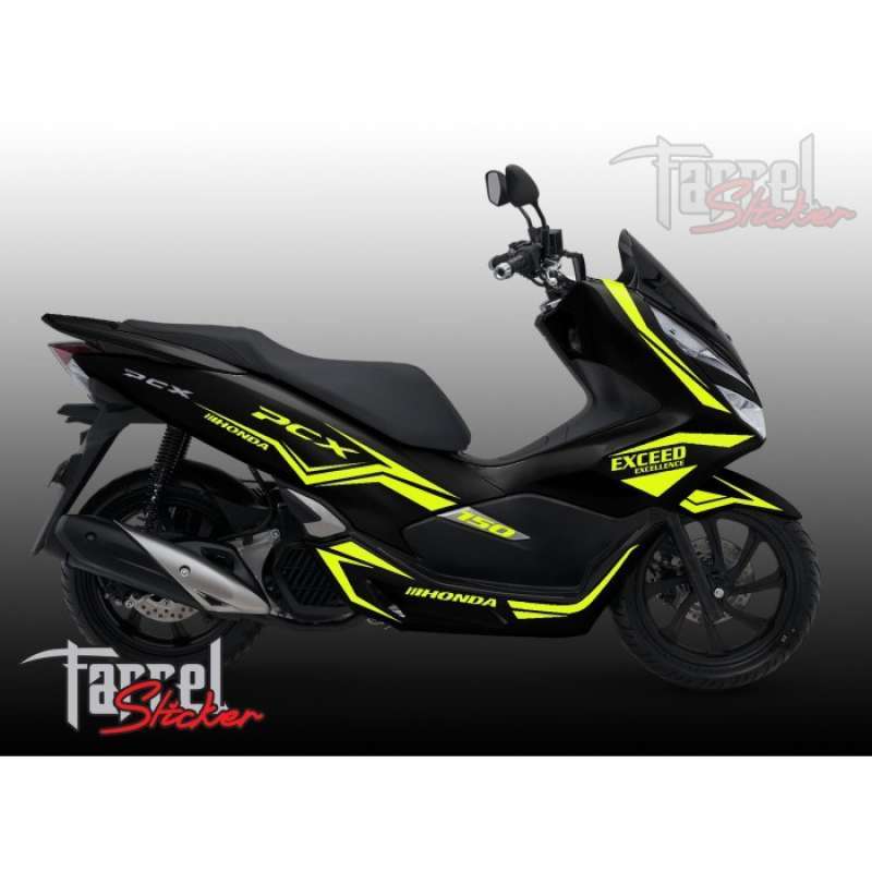 Promo Stiker Pcx Sticker Stripping Pcx Kuning Stabilo (hitam) Diskon 23 ...