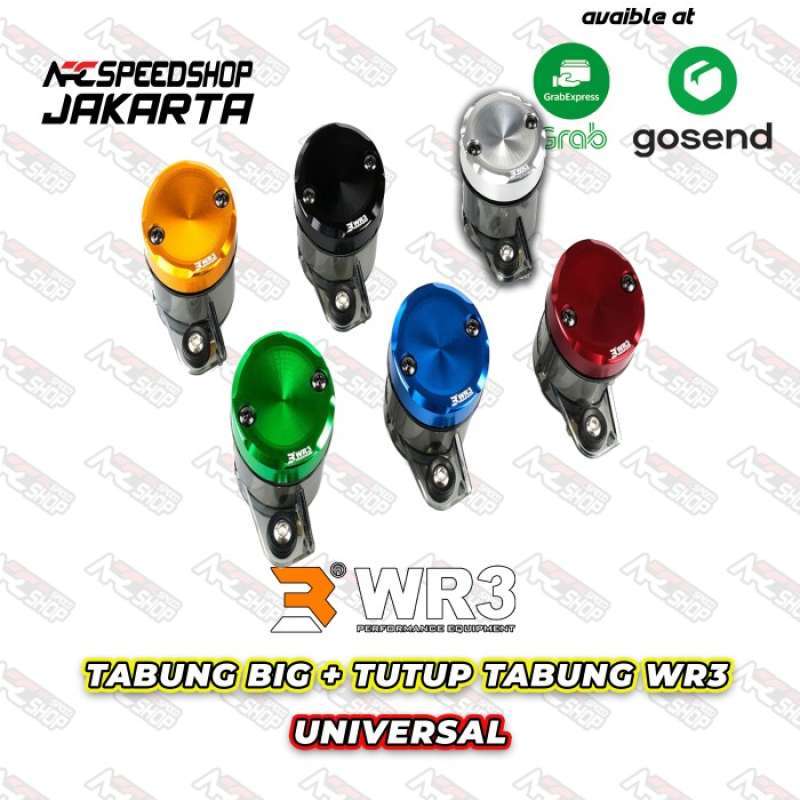 Promo Tabung Minyak Rem WR3 Big+ Tutup Tabung WR3 Diskon 20% di Seller ...