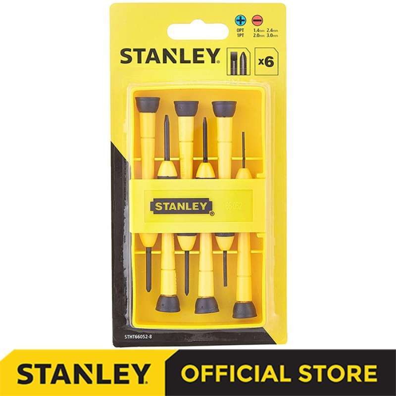 Jual Stanley Precision Screwdriver Set / Obeng Set 6pcs STHT66052-8 di ...
