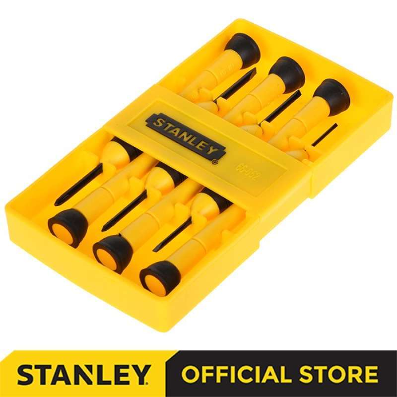 Jual Stanley Precision Screwdriver Set / Obeng Set 6pcs STHT66052-8 di ...