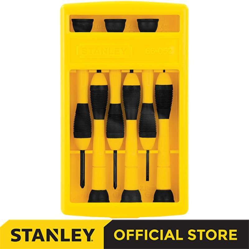 Jual Stanley Precision Screwdriver Set / Obeng Set 6pcs STHT66052-8 di ...
