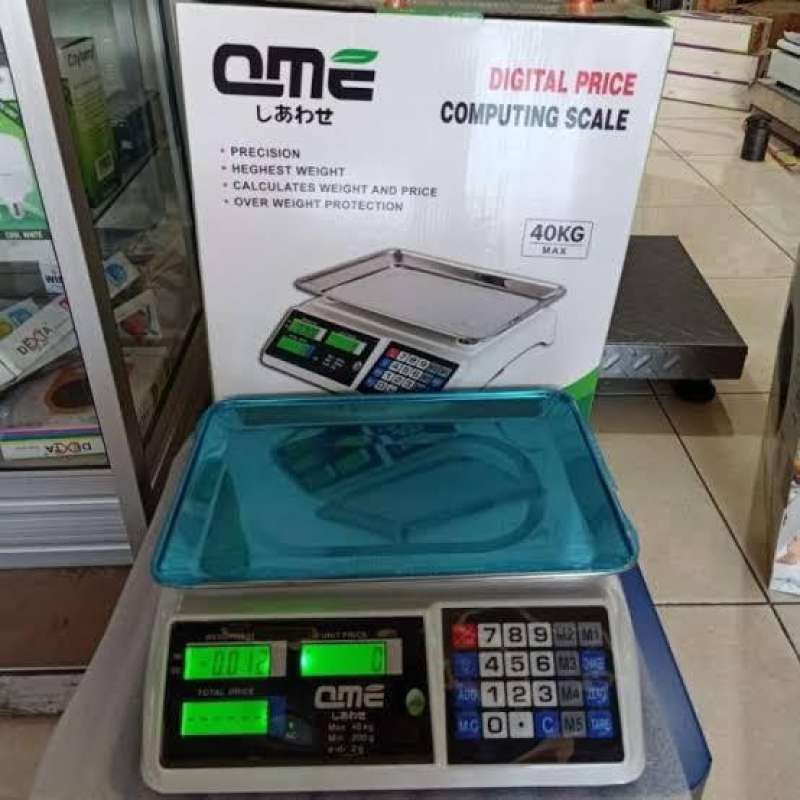 Promo Ome Qm-5140 Timbangan Buah Digital 40Kg Fitur Lengkap BERGARANSI ...