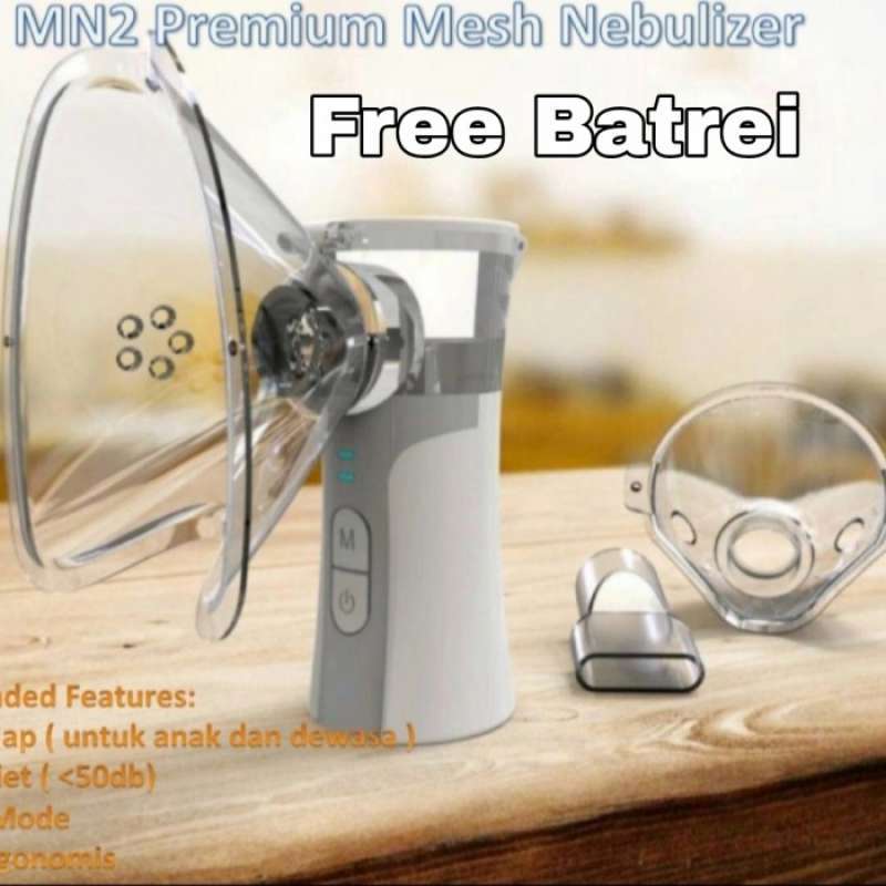 Promo Nebulizer Portable Alat Terapi Pernafasan Asma Inhalasi N2 Diskon ...