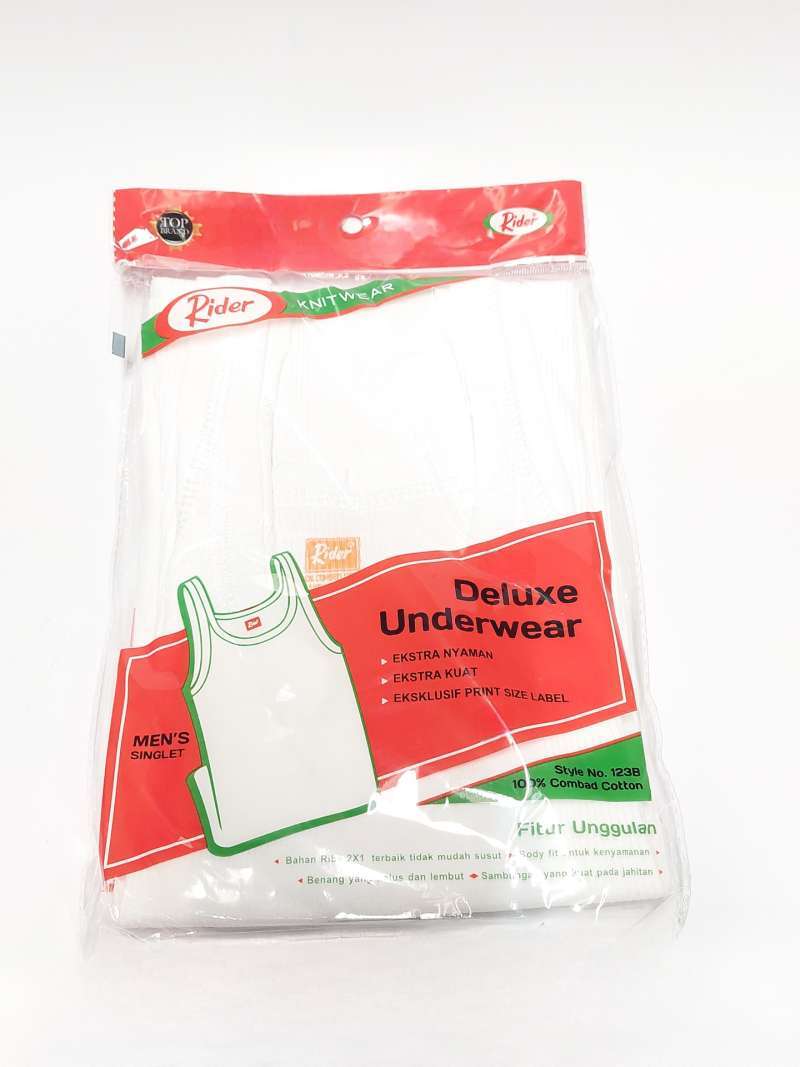 Jual Singlet Rider Putih 🏷️ Model Premium Original Terbaru & Harga ...
