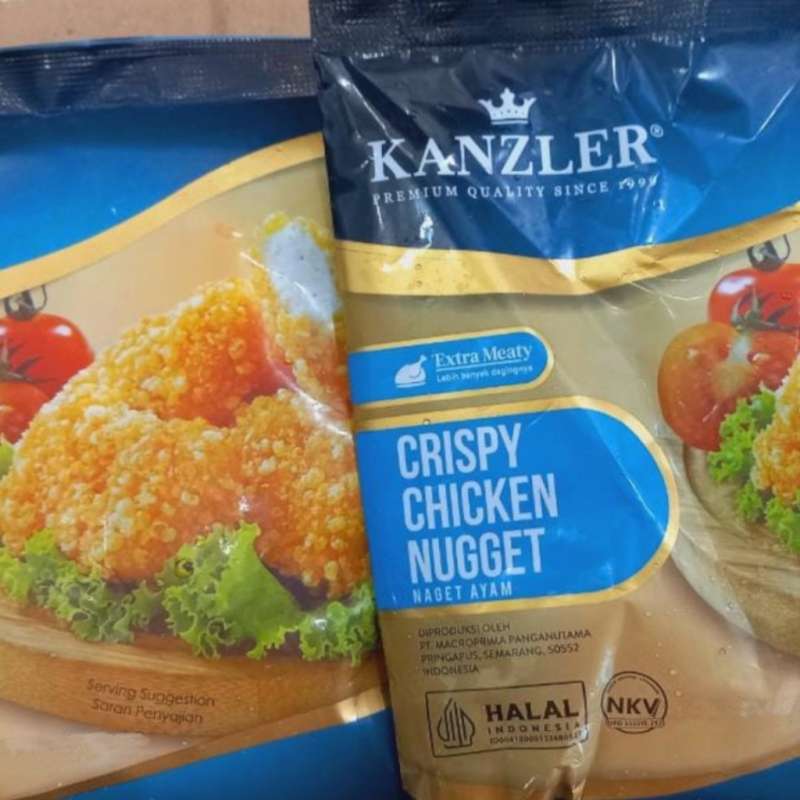 Jual Kanzler Crispy Chicken Nugget 120 Gr Naget Ayam Krispi Lezat Halal ...