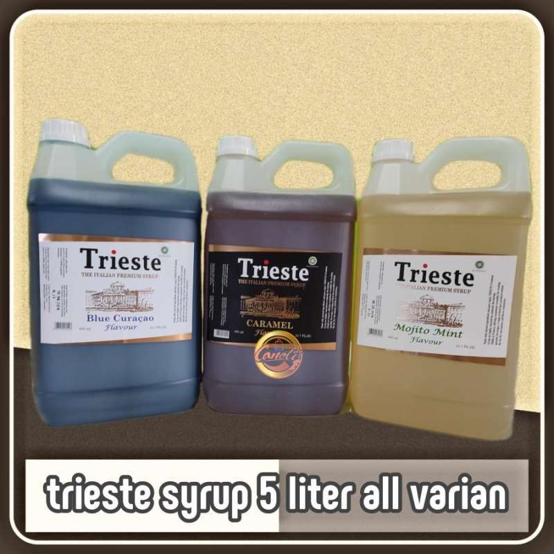 Jual Trieste Syrup 5 Liter All Varian Di Seller Canoli Groceries ...