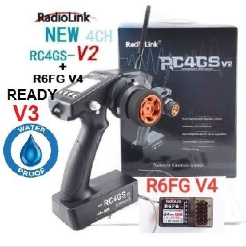 Promo RadioLink RC4GS 2.4G 4CH Gun Controller Transmitter Diskon 23% di ...
