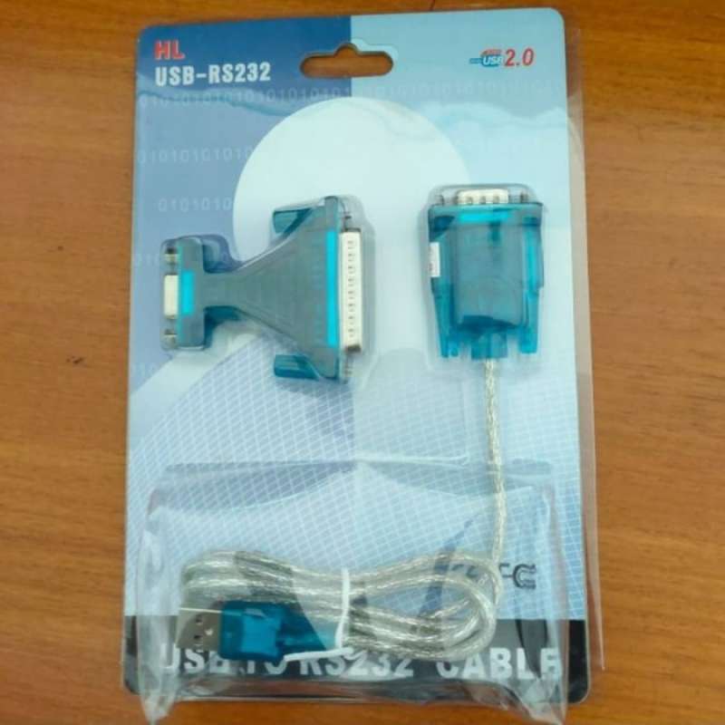 Promo KABEL KONVERTER USB TO RS232 DB9 SERIAL WITH DB25 male ADAPTER ...