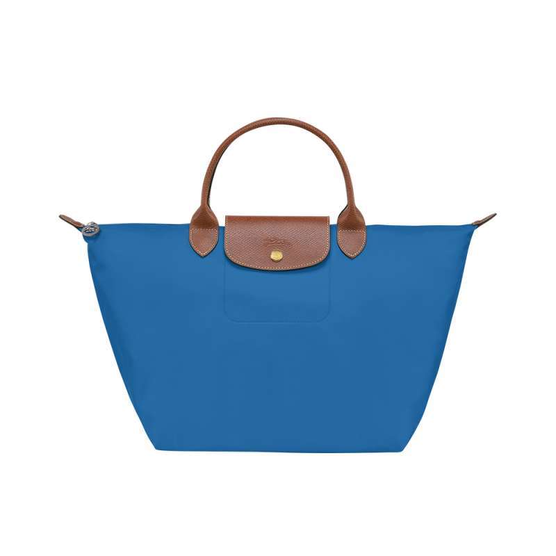 Promo Longchamp Le Pliage Original Medium Top Handle Bag Cobalt Diskon ...