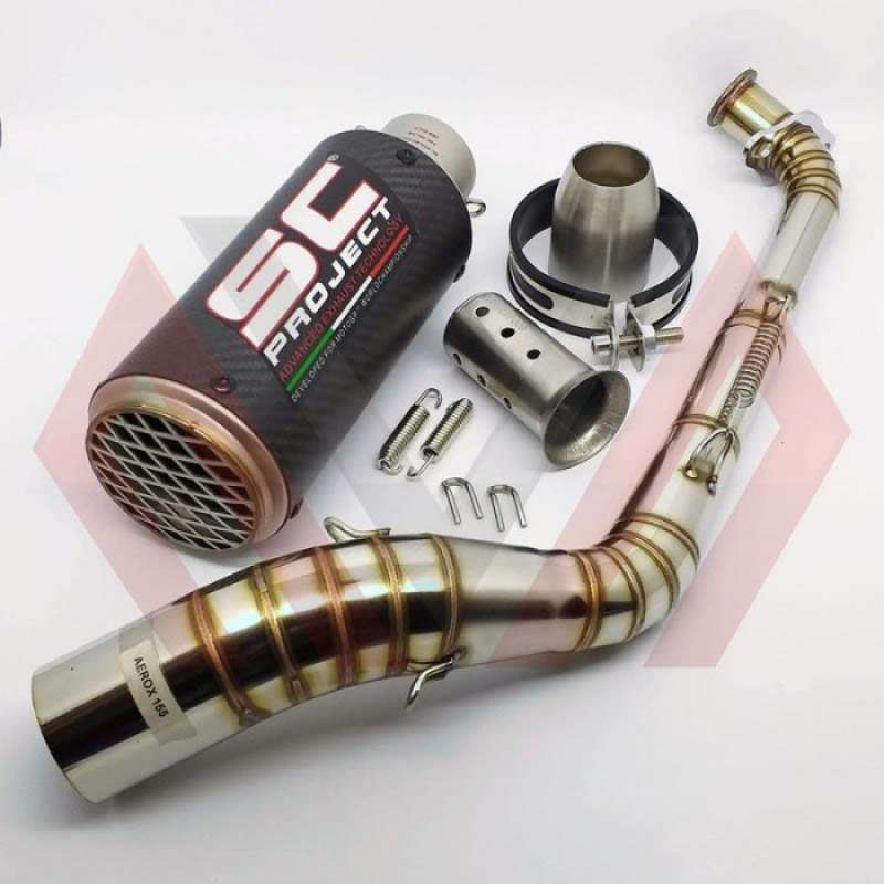 Promo Sc-Project Cr-T Carbon With Mesh Full System Nmax 155 / Aerox 155 ...