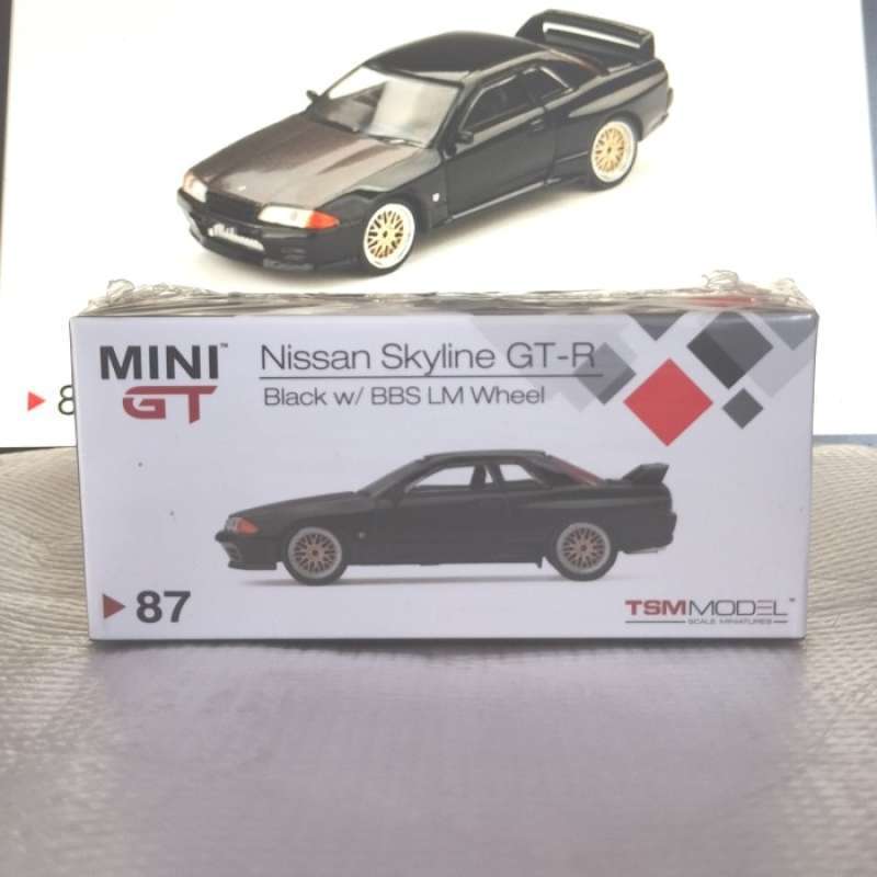 Jual mini GT Nissan skyline GTR R32 black bbs LM wheels di Seller enzo ...