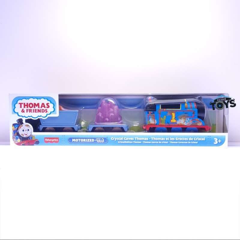 Promo Thomas & Friends Motorized Toy Train Crystal Caves Thomas Battery ...