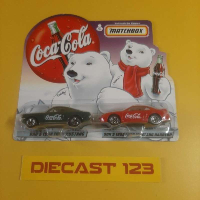 Promo Matchbox COCA COLA COKE Collection Set C (isi 2 pcs dalam 1 ...