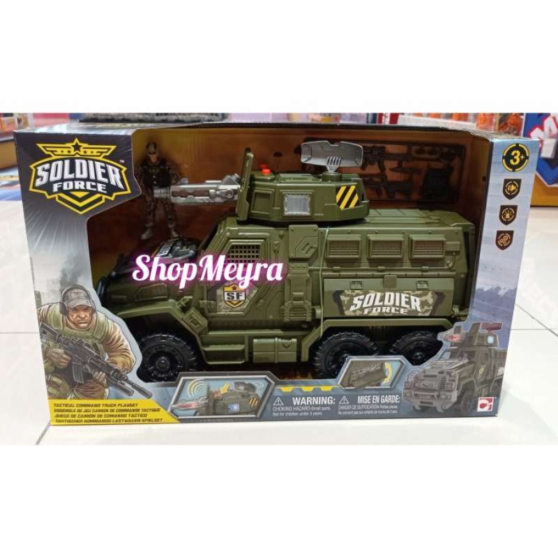 Promo Soldier Force Tactical Command Truck Playset Diskon 23% di Seller ...