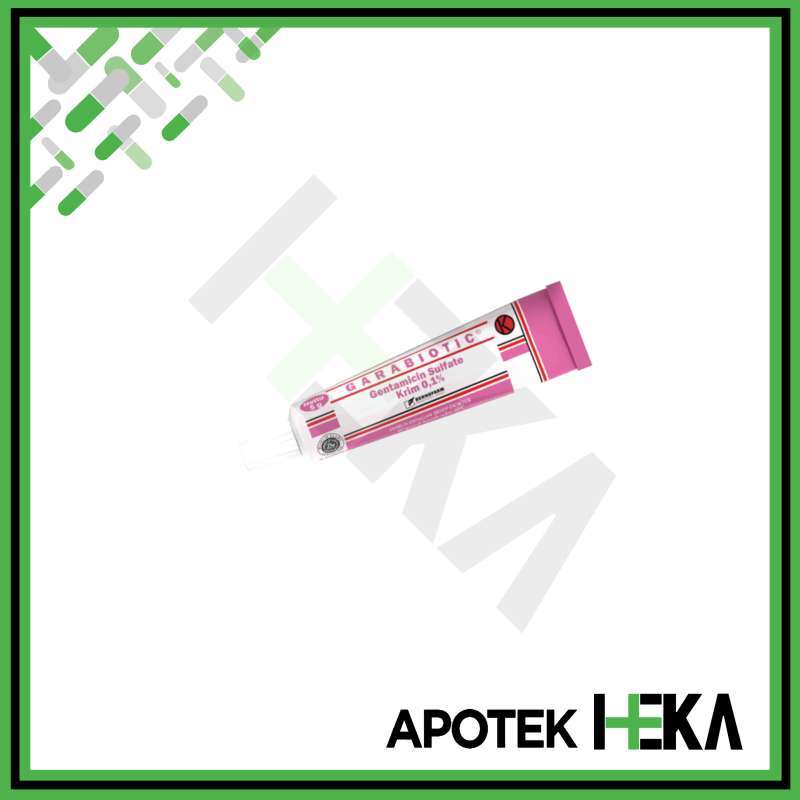 Jual Garabiotic Cream 5 g 1 Tube - Gentamicin di Seller Apotek Heka ...