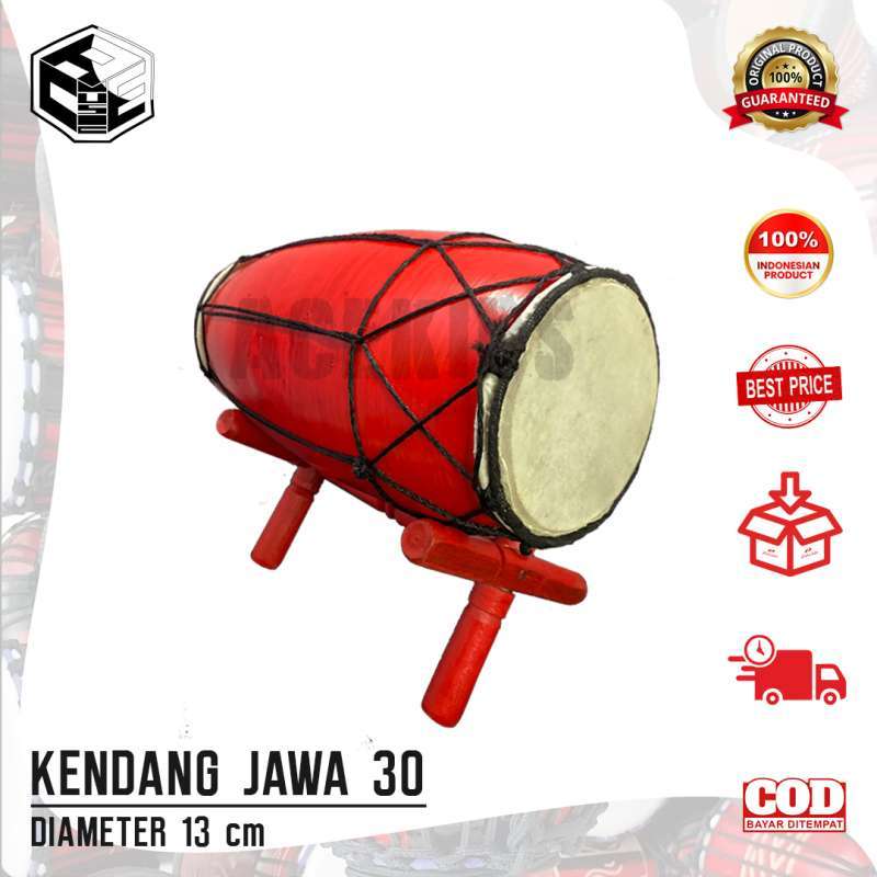 Jual Alat Musik Tradisional Kendang Jawa Ukuran Tinggi 30 CM Gendang ...