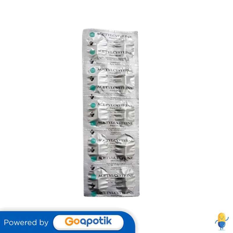Jual ACETYLCYSTEINE YARINDO 200 MG STRIP 10 KAPSUL di Seller Apotek ...