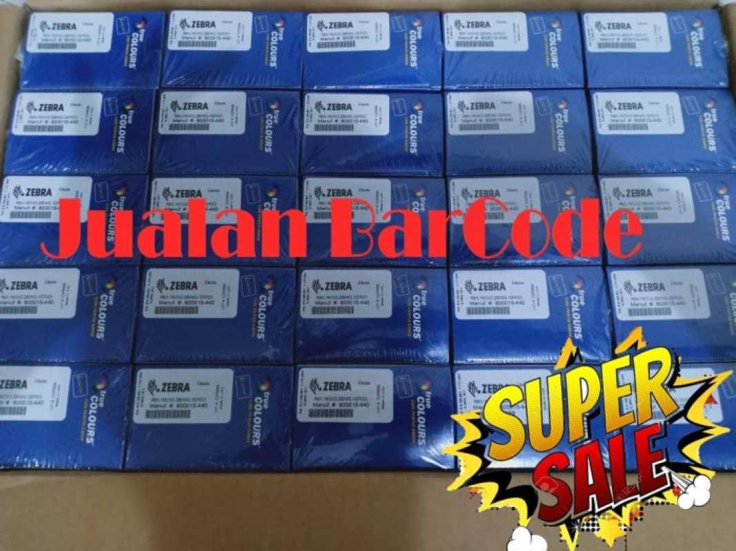 Jual Pita Ribbon Printer Id Card | Kartu Zebra P330i Ymcko Color Warna ...