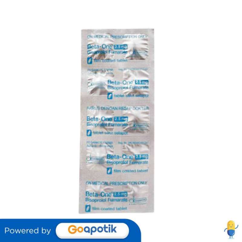 Jual BETA ONE 2.5 MG STRIP 10 TABLET di Seller Apotek Sehat Sembada ...