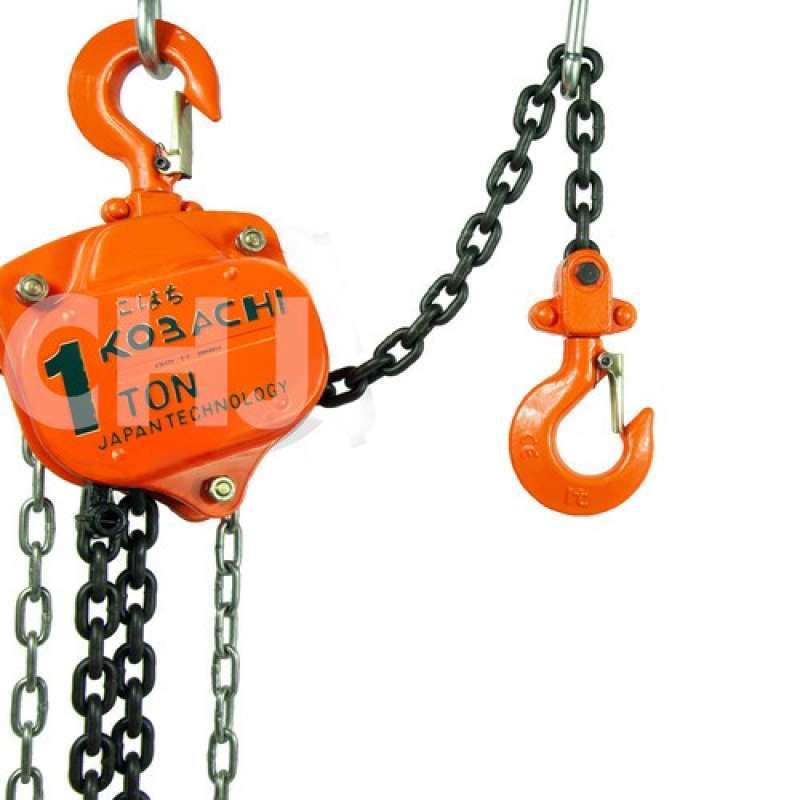 Promo Chain Block Heavy Duty 1 Ton x 5m / Takel 1 Ton x 5 Meter Katrol ...