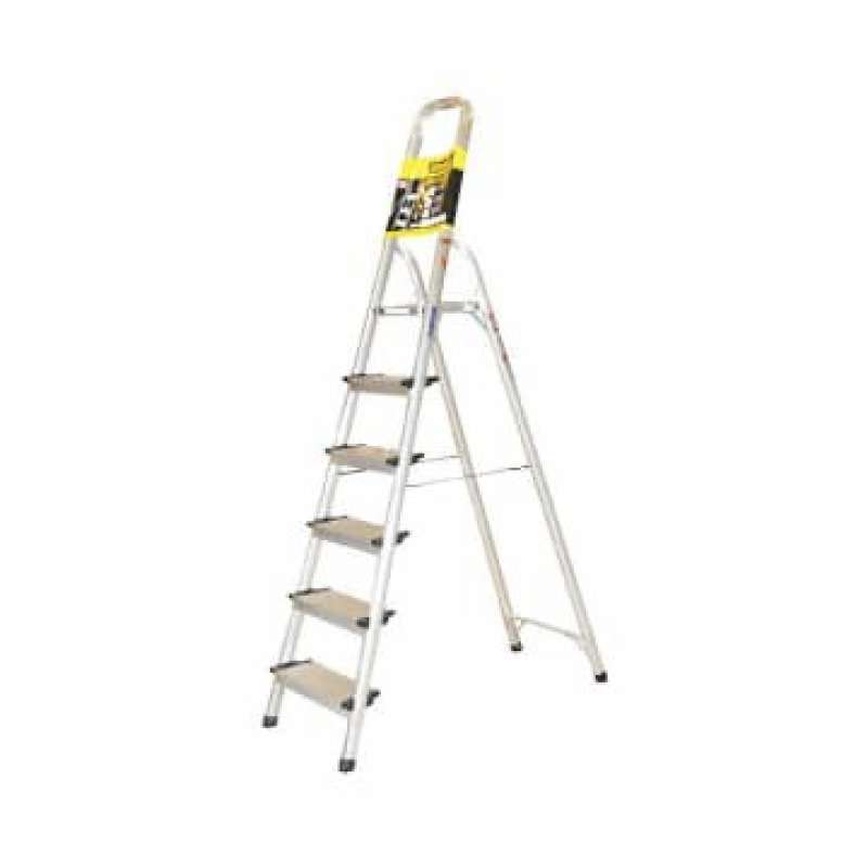 Promo Krisbow Tangga Lipat Aluminium 6 Wide Step LADDER ALU HANDLE 6 ...