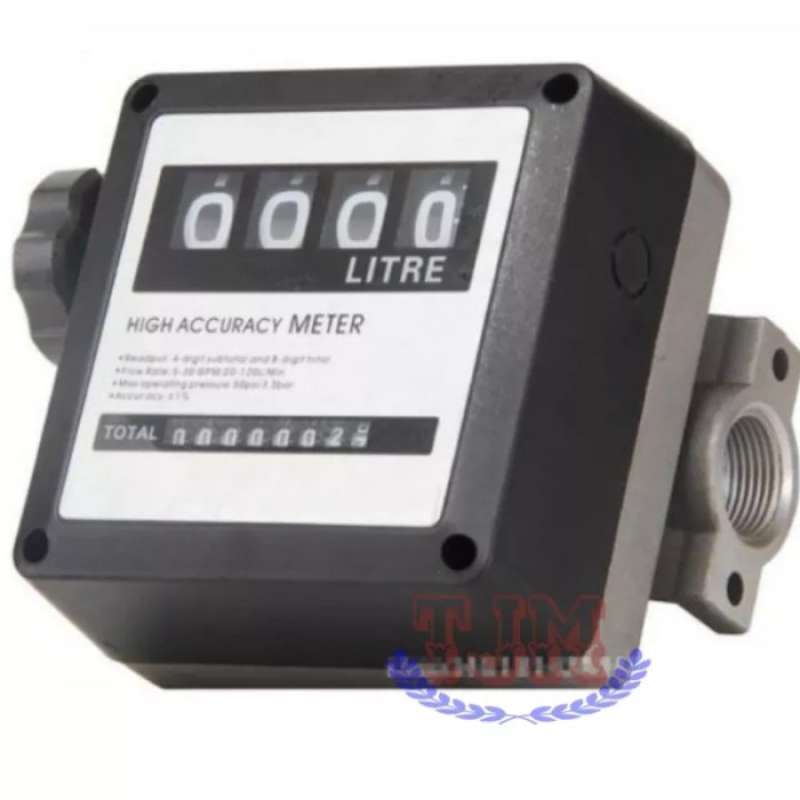 Promo Flow Meter Solar 3/4 Inch Pengukur Mekanik 4 Roda Digital Flow ...