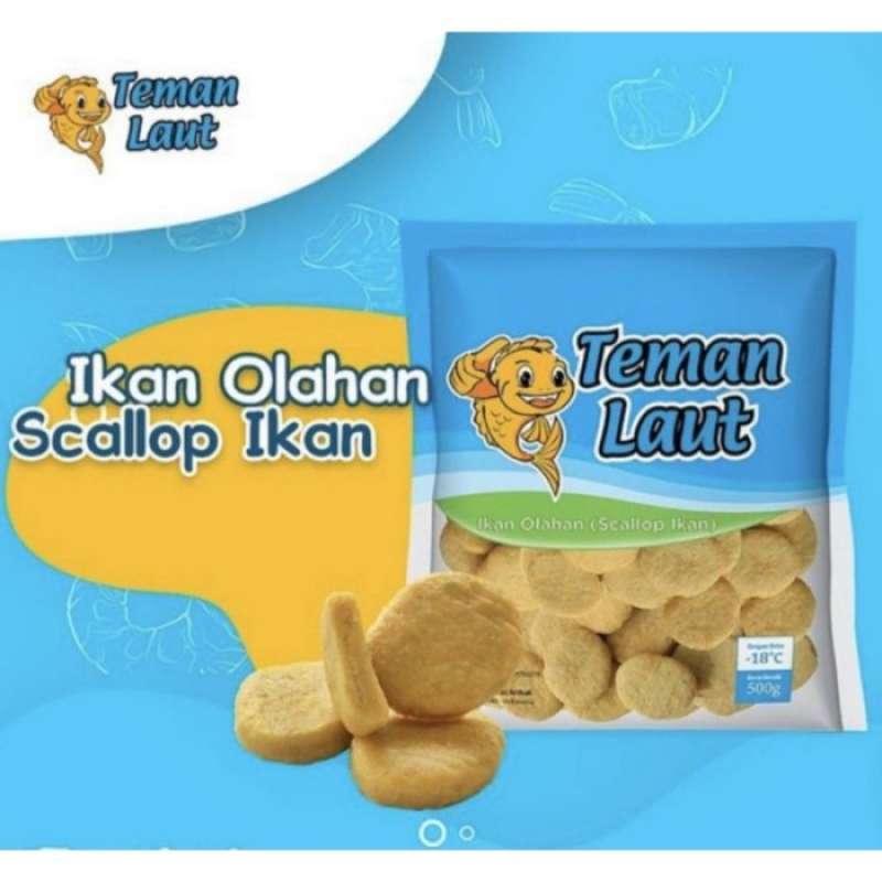 Promo Cedea Teman Laut Scallop Ikan [500gr & 200gr ] Scallop Teman Laut ...