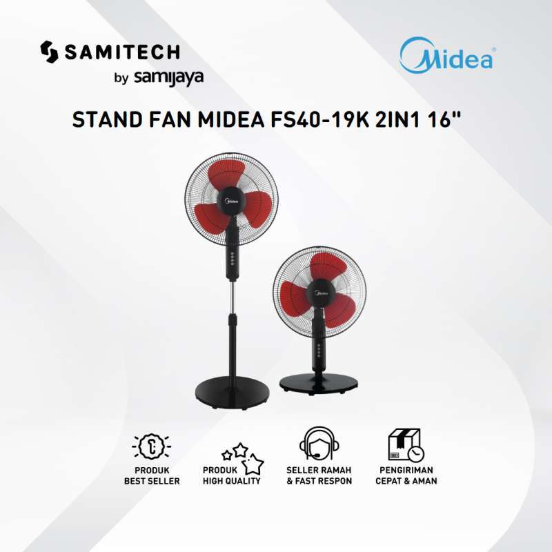 Promo Midea S/f Fs40-19k Kipas Angin 2in1 16stand Fan Diskon 20% Di Seller Cv. Sami Jaya ...