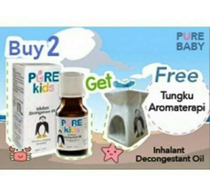Promo Pure Baby Inhalant Decongestant Oil (Aromatherapy) Diskon 23% di ...