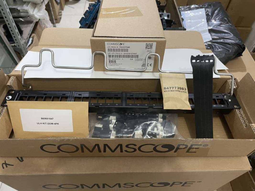 Promo Amp Commscope Patch Panel 24 Port Cat6 Original Diskon 23% Di ...
