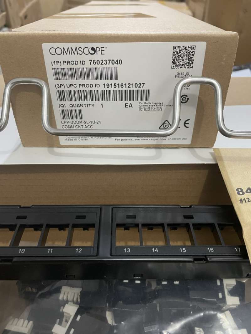 Promo Amp Commscope Patch Panel 24 Port Cat6 Original Diskon 23% Di ...