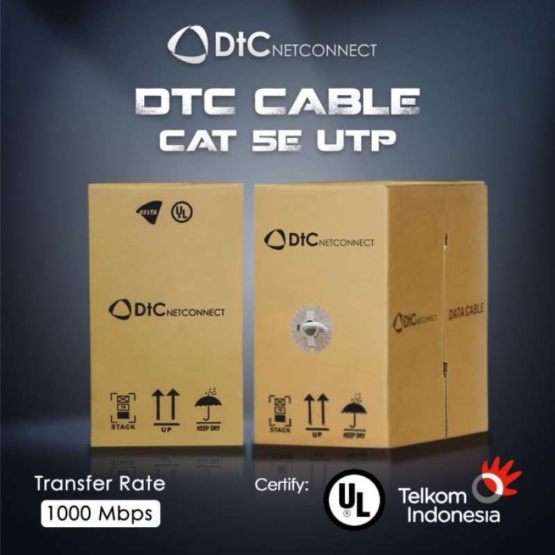 Promo Dtc Cable Utp Cat.5e White Diskon 23% Di Seller Primastore ...