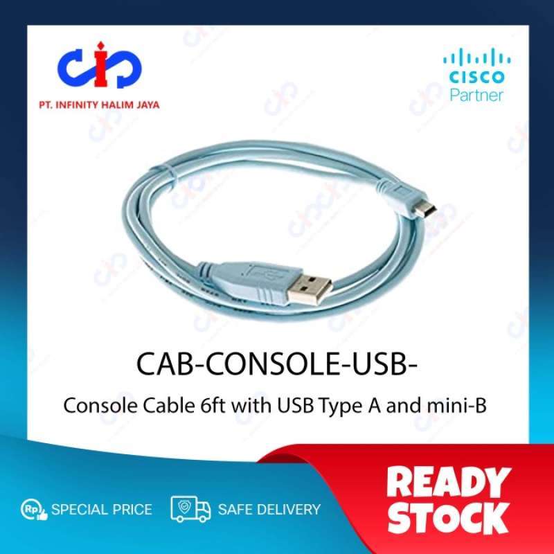 Promo Cisco Cab-Console-Usb= Console Cable 6Ft With Usb Type A And Mini ...
