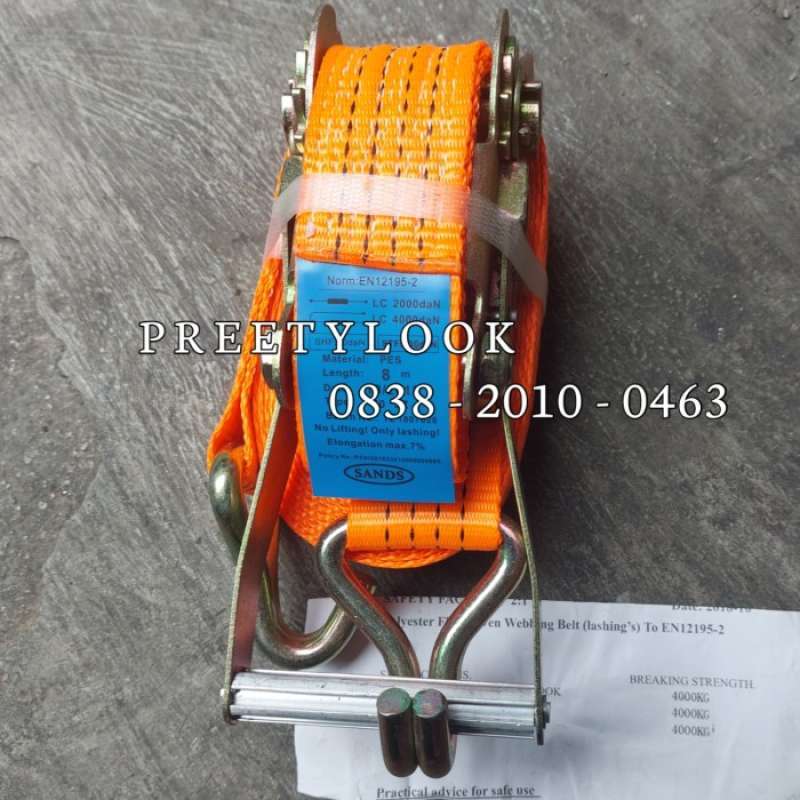 Jual Ratchet Lashing 2 Inch X 6 Meter Tali Pengikat Barang Kapasitas 5 ...