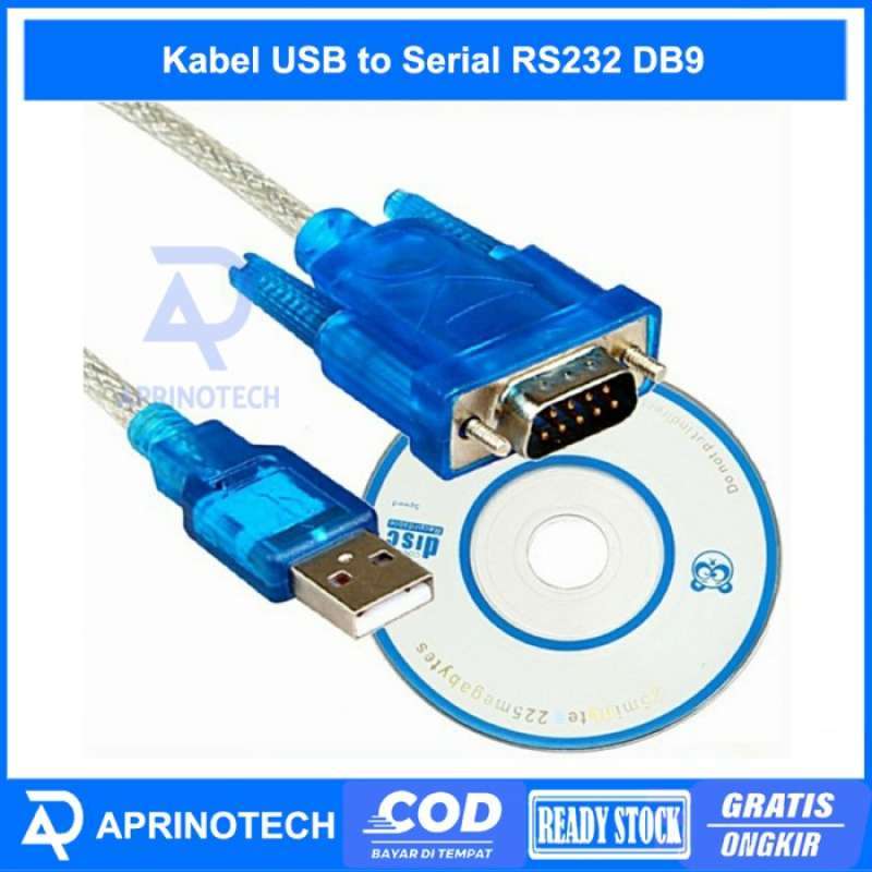 Promo Converter Usb To Serial Kabel Usb Serial Rs232 Db9 With Cd Driver ...