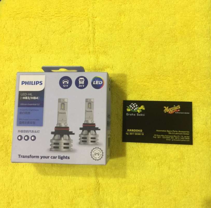 Promo Philips Led Head Lamp Hb3/Hb4 Ultinon Essential G2 Diskon 2% di ...