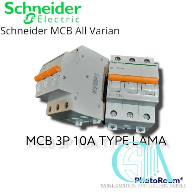 Promo MCB 3P 10A DOMAE SCHNEIDER DOM11348SNI MCB 3 PHASE 10 AMPERE ...