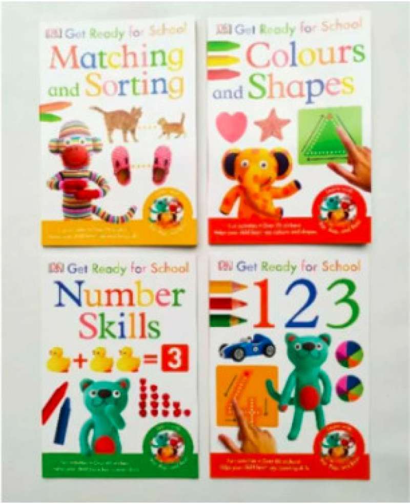 Promo Get Ready for School Book Set of 4 Diskon 23% di Seller Indah ...
