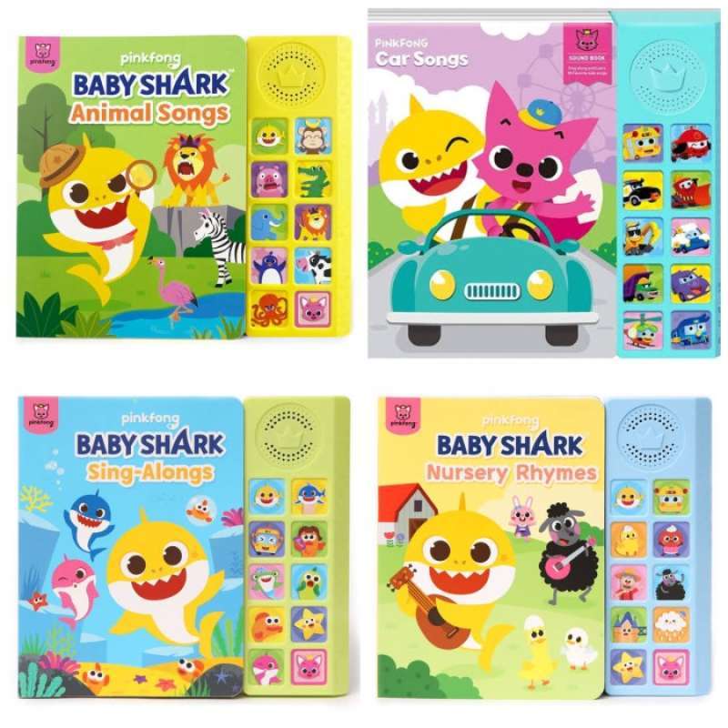 Promo Pinkfong Baby Shark Songs Sound Book Sing Along Nursery Rhymes ...