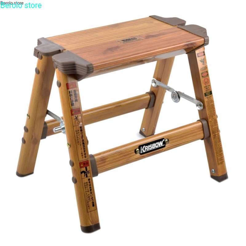 Promo Krisbow Tangga Kayu/tangga Portable/tangga Aluminium Motif Kayu ...