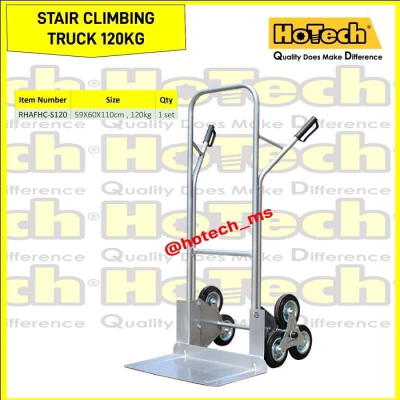 Promo Stair Climbing Truck 120 Kg | Alat Angkut Barang Kapasitas 120 Kg ...