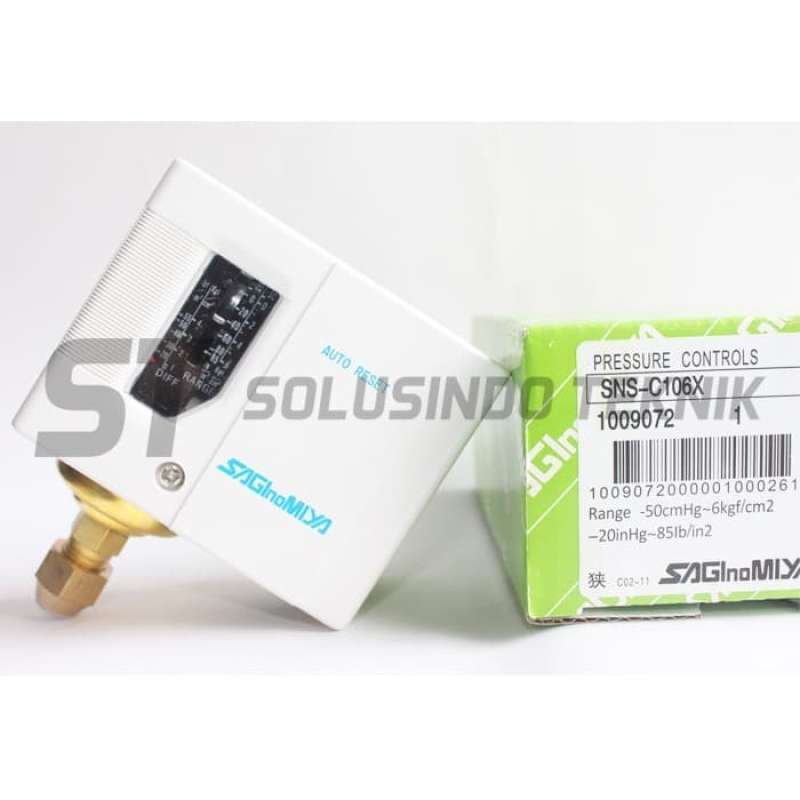 Promo Saginomiya Pressure Switch / Pressure Control Sns-C106X Diskon 19% di Seller Hithsant ...