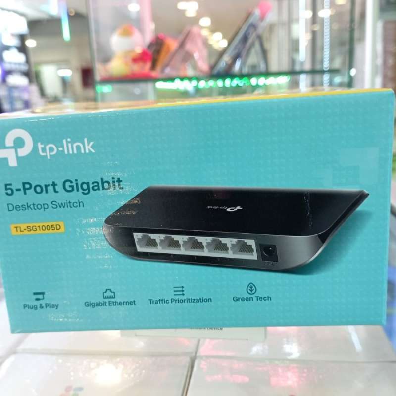 Promo TP LINK TP-LINK TL-SG1005D 5 Port Gigabit Desktop Switch Hub ...