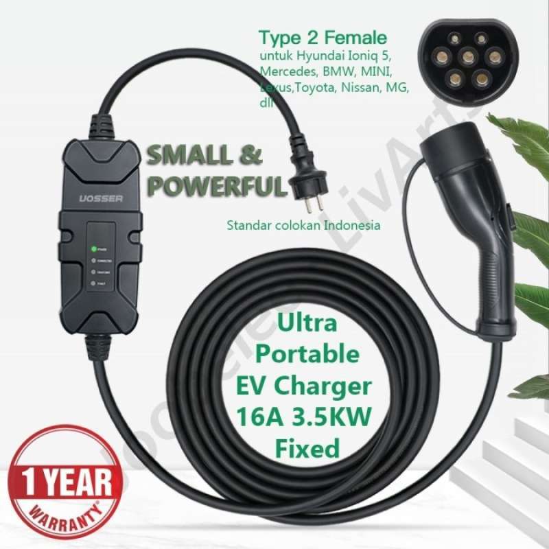 Promo Vosser EV Charger Hyundai Ioniq 5 16A 3.5 Cas Mobil Listrik ...