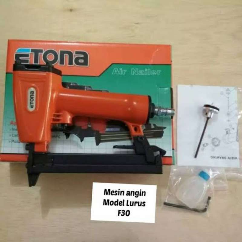 Promo Mesin Paku Tembak Angin Etona F30 Air Nailer F30 Diskon 15% di ...