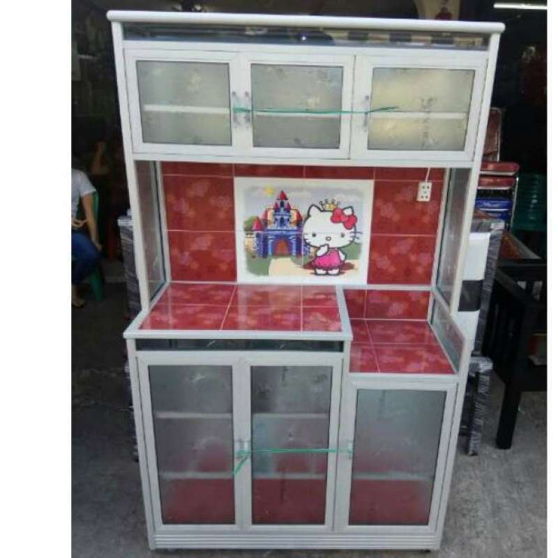 Promo Rak Piring 3 Pintu Magicom Roda Jumbo Tiang Besar (Harga Promo ...