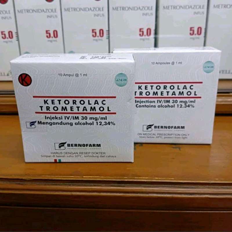 Jual Harga Terbaru Ketorolac Injeksi Pabrik Bernofarm Per Box di Seller ...