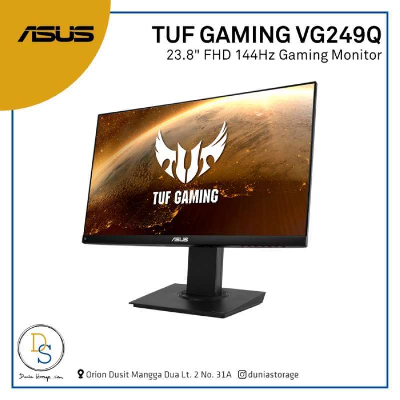 Promo ASUS TUF Gaming VG249Q Gaming Monitor 23,8 FHD, 1ms, 144Hz, IPS ...