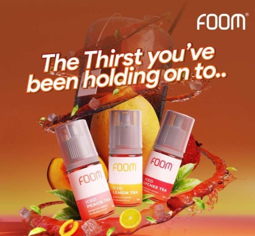 Jual Foom Iced Peach Tea Salt Nic 30mg 30ml Saltnic Pods Pod di Seller ...